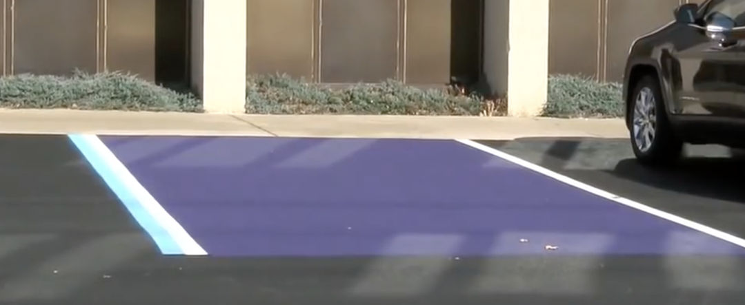 Have You Seen These Parking Spots That Have Been Painted Purple? THIS ...