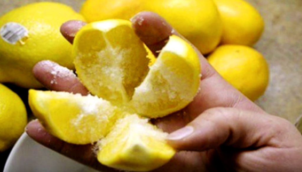 8 Health Benefits of Slicing a Lemon Adding Some Salt And Placing It On ...