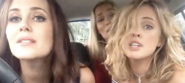 Three Girls Are In The Car. But When The Music Starts Their Reaction Is ...