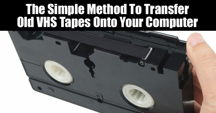 The Easiest Way To Transfer VHS Tapes To Your Computer In Under 3 Minutes!
