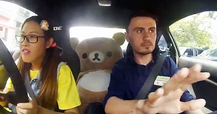 Racer Girl Champion Pranks Her Driving Instructors With Drifting Skills ...