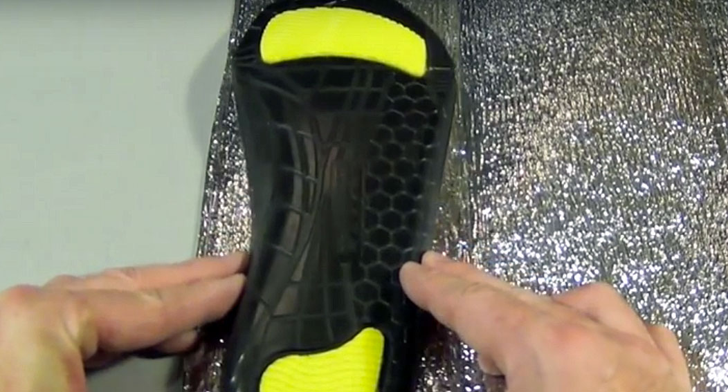 This Guy Takes A Reflective Sun Shade And Puts It On A Piece Of His ...