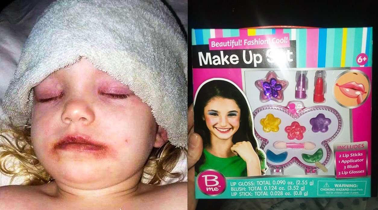 Mom and Dad Got Their Toddler 'Harmless' Makeup. Then It Quickly ...