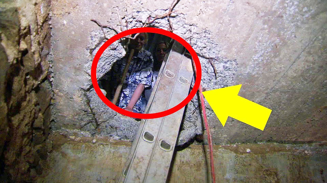 The Floor In Her Basement Collapsed Out of No Where! But Then a Hidden ...